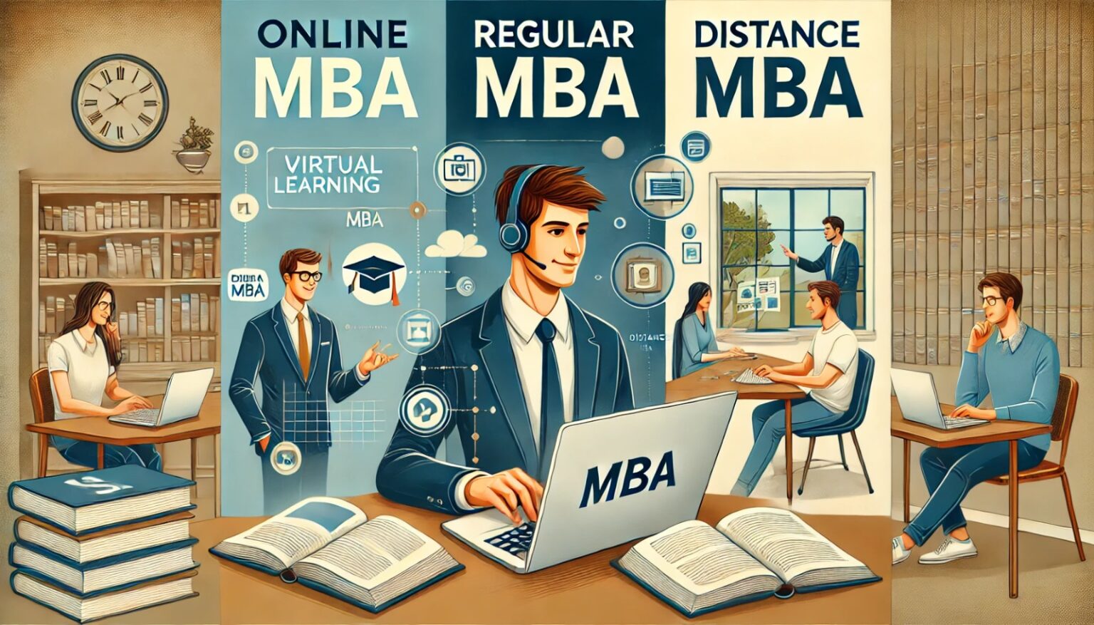 MBA Program Options: Online MBA, Regular MBA, Distance MBA.Which is ...