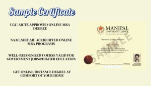 Manipal University Online MBA Fees, ROI, and Review