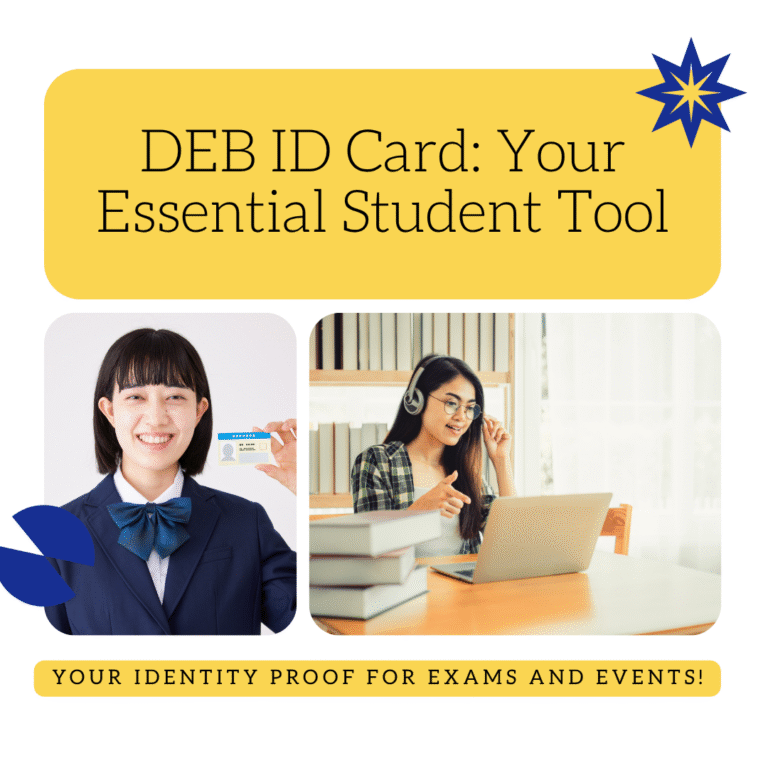 DEB ID Card: What It Is, How to Create It, Purpose, and FAQs - Distance ...